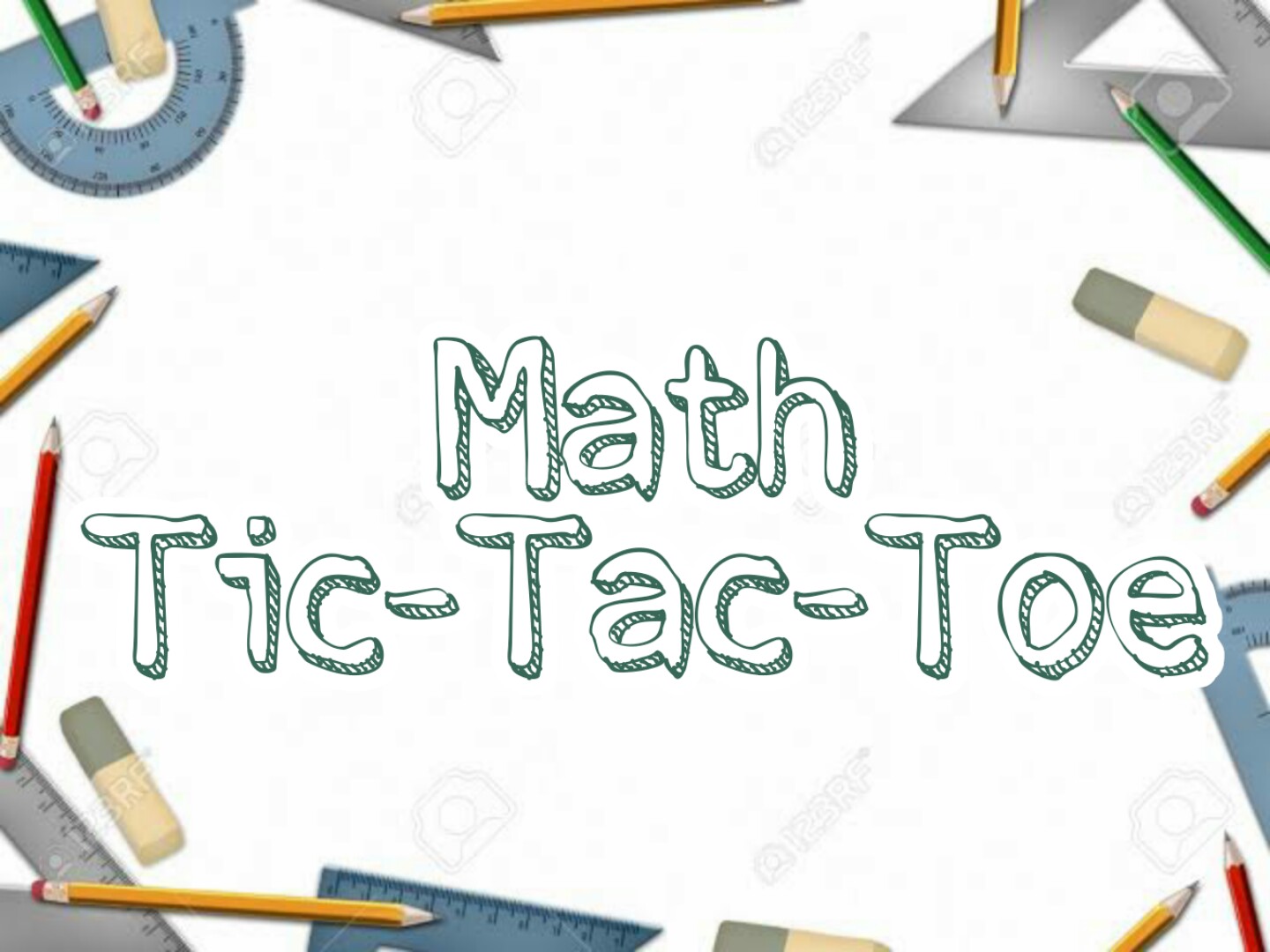 Math Tic-Tac-Toe - Custom Trivia Quiz Maker